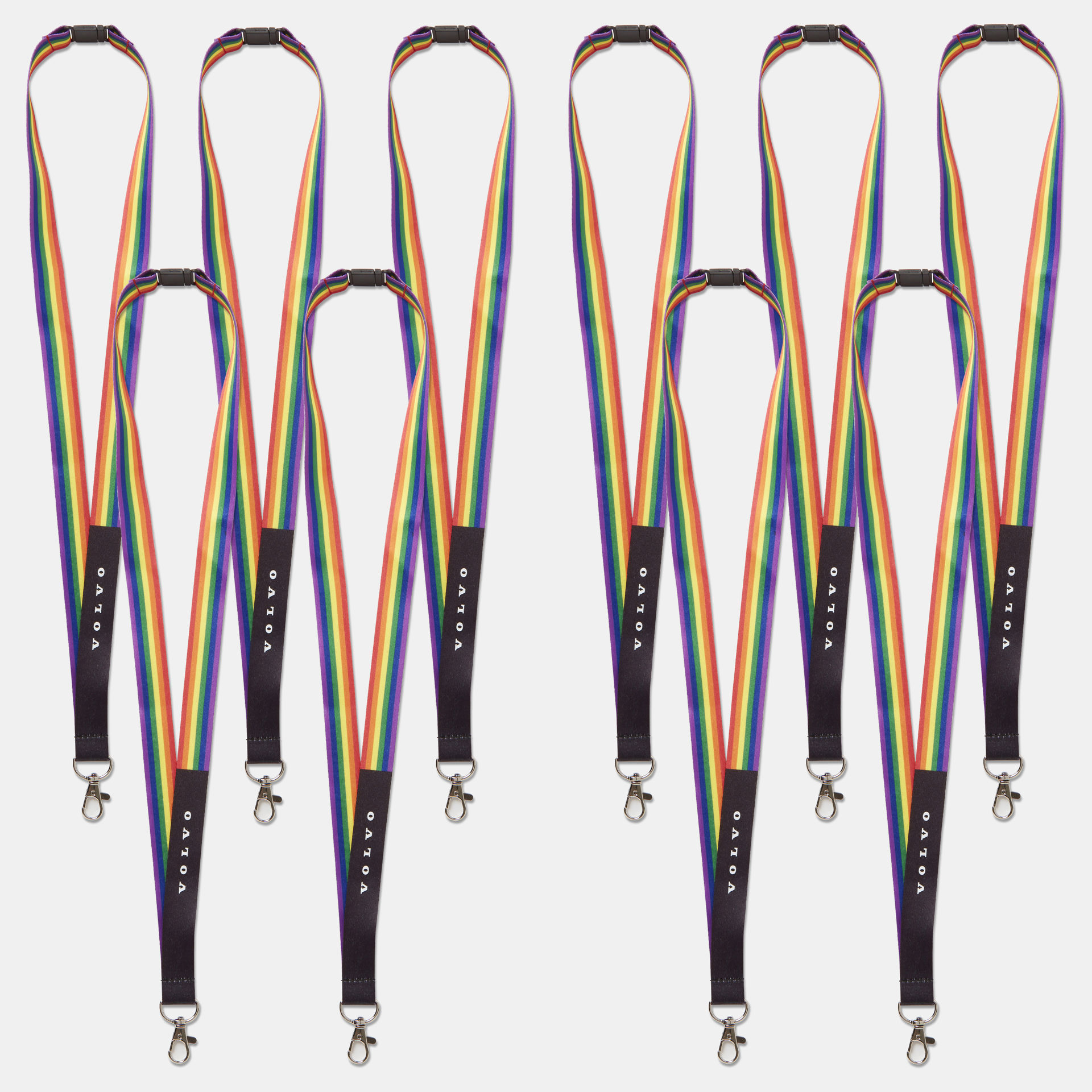 Volvo Merchandise. Pride Lanyard (10-pack)
