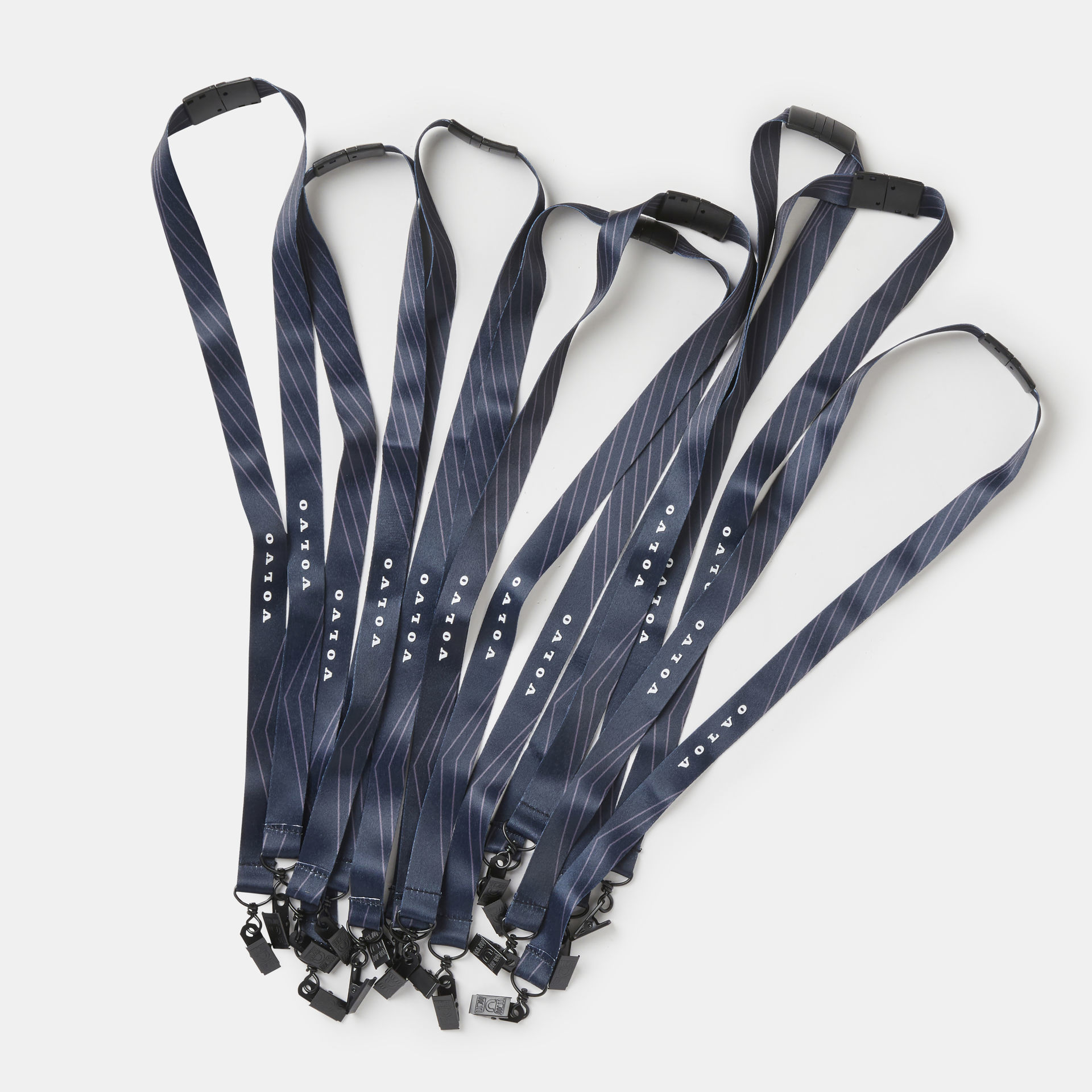 Volvo Merchandise. Elevate 2-clip Lanyard - Pack of 10