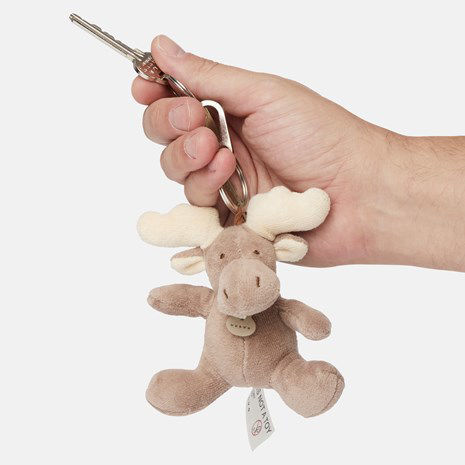 Volvo Merchandise Moose Plush Toy Key Ring
